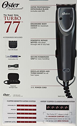 Oster 76077-310 Professional The Super Duty Turbo 77 Trimmer