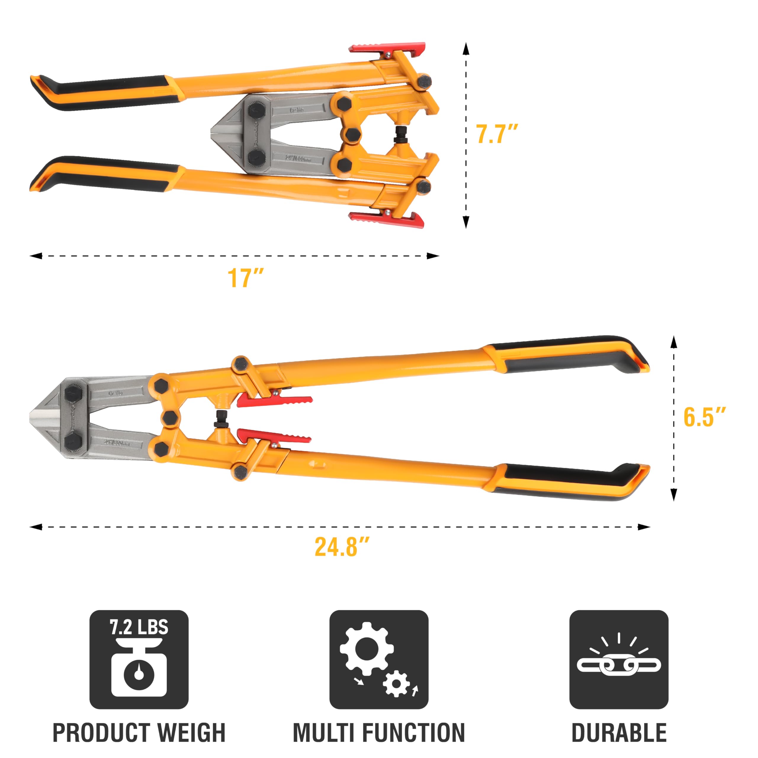 Power Grip Bolt Cutter, 39-124, 24 Inches