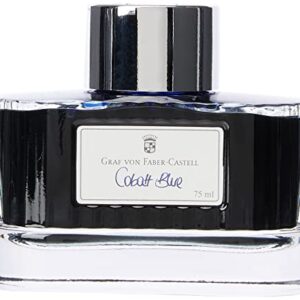 Graf von Faber-Castell Ink Bottle, Cobalt Blue, 75ml 141001