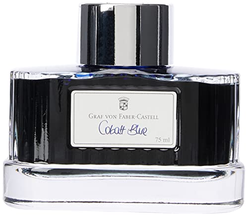 Graf von Faber-Castell Ink Bottle, Cobalt Blue, 75ml 141001