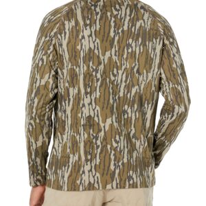 Mossy Oak Standard Camo Hunting Shirts for Men Long Sleeve, Original Bottomland, X-Large