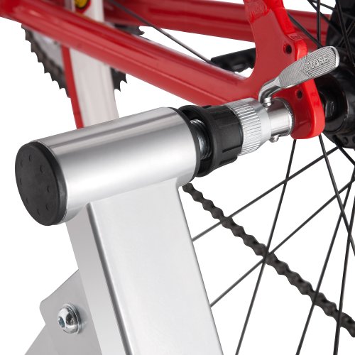 Indoor Bike Trainer – Convert Mountain, Road, or Beach Bicycle into a Stationary Exercise Bike for Indoor Riding All Year Round by Bike Lane (Silver)