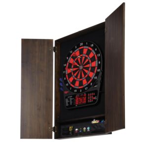 Viper by GLD Products Metropolitan Solid Wood Electronic Soft Tip Dartboard Cabinet: Cabinet Only (No Dartboard), Espresso Finish, One Size (40-0408)