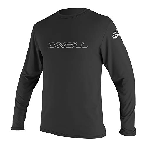 O'NEILL Basic Skins L/S Rash Tee Black 2XL (6'0"-6'2", 210-230 lbs)