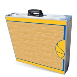 8-Foot Professional Beer Pong Table - Golden State Basketball Court