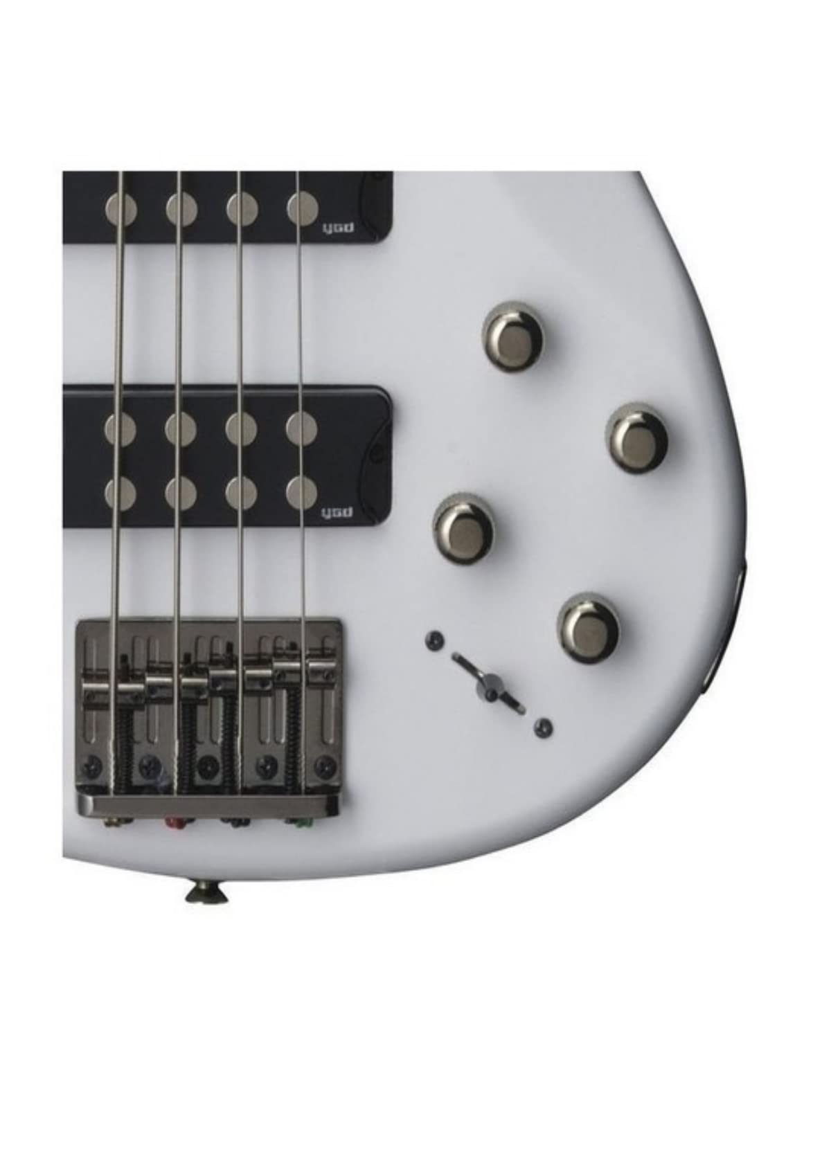 Yamaha 4 String Bass Guitar, Right Handed, White, (TRBX304 WH)