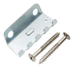 Musiclily Single Tremolo Spring Claw w/Screws Set for Fender Strat ST Stratocaster Guitar Replacement, Chrome Nickel