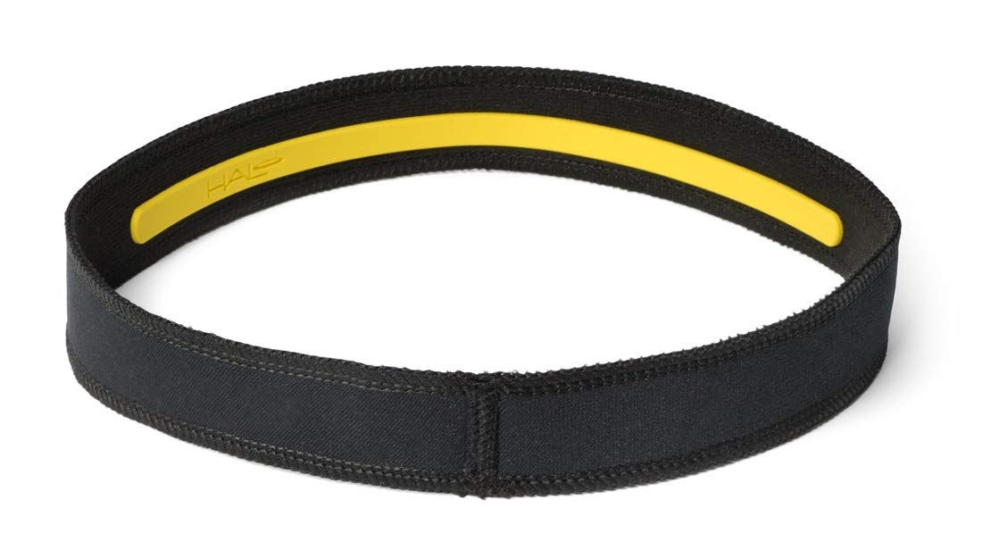 HALO Headband Sweatband Slim, 1-Inch, Black (HSBLACK-1)