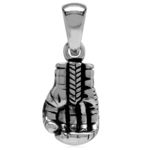 Silvershake 925 Sterling Silver Boxing Glove Pendant