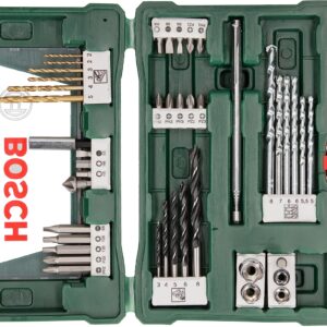 Bosch 2607017314 Drill-/Screwdriver Bit Set "V-Line" with Tin-Coating 48 Pcs