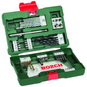 Bosch 2607017314 Drill-/Screwdriver Bit Set "V-Line" with Tin-Coating 48 Pcs