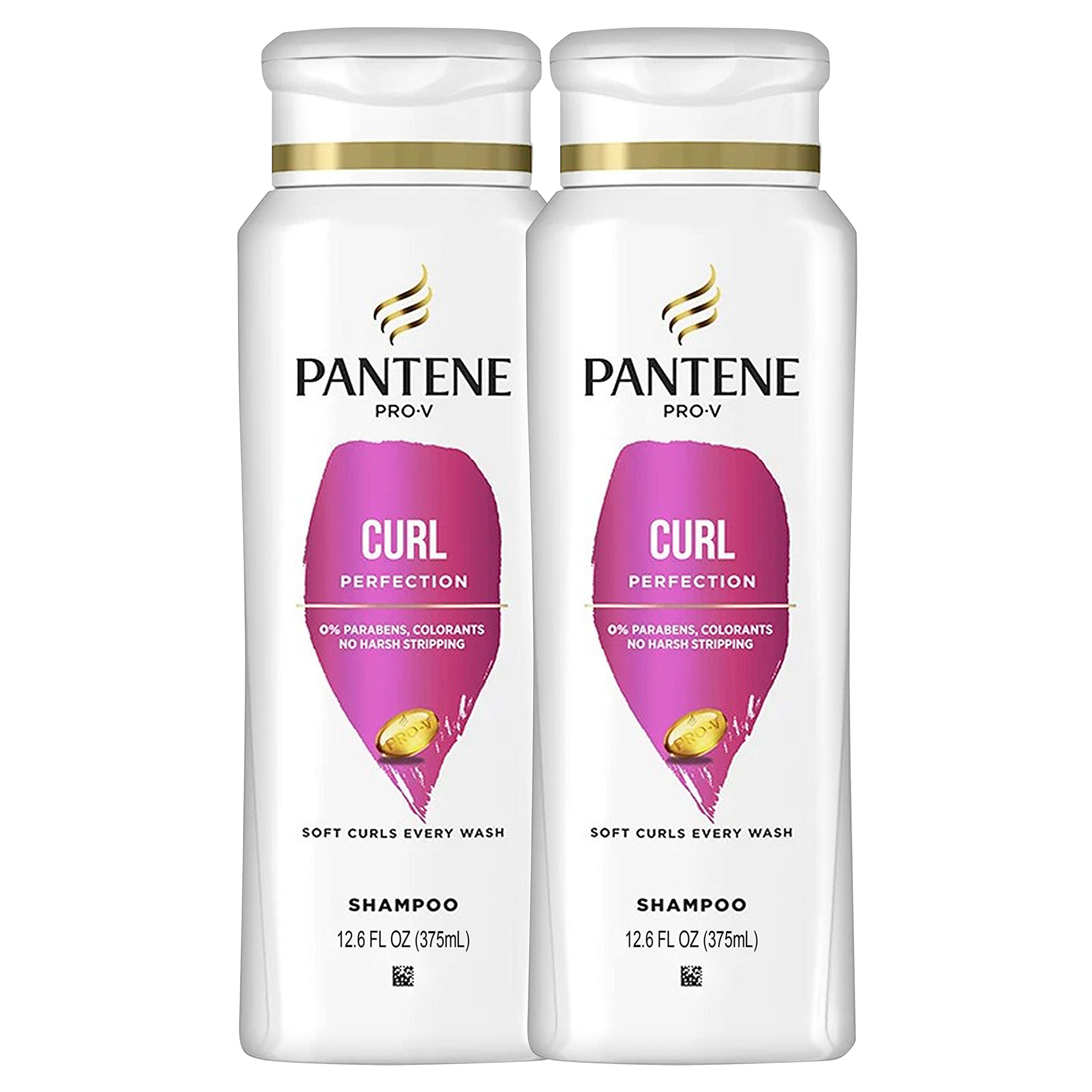 Pantene Pro-V Curly Perfection Moisturizing Shampoo 12.6 oz (Pack of 2)