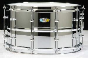 ludwig supralite steel snare drum 14 x 8 in.