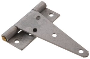 hardware essentials 851829 heavy duty t-hinges galvanized 8"