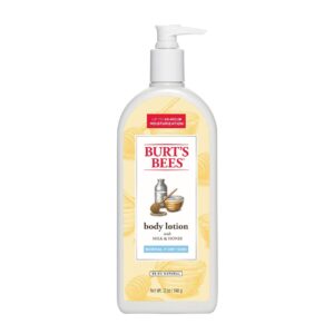 burt's bees milk and honey body lotion, 12 ounces (pack of 3)