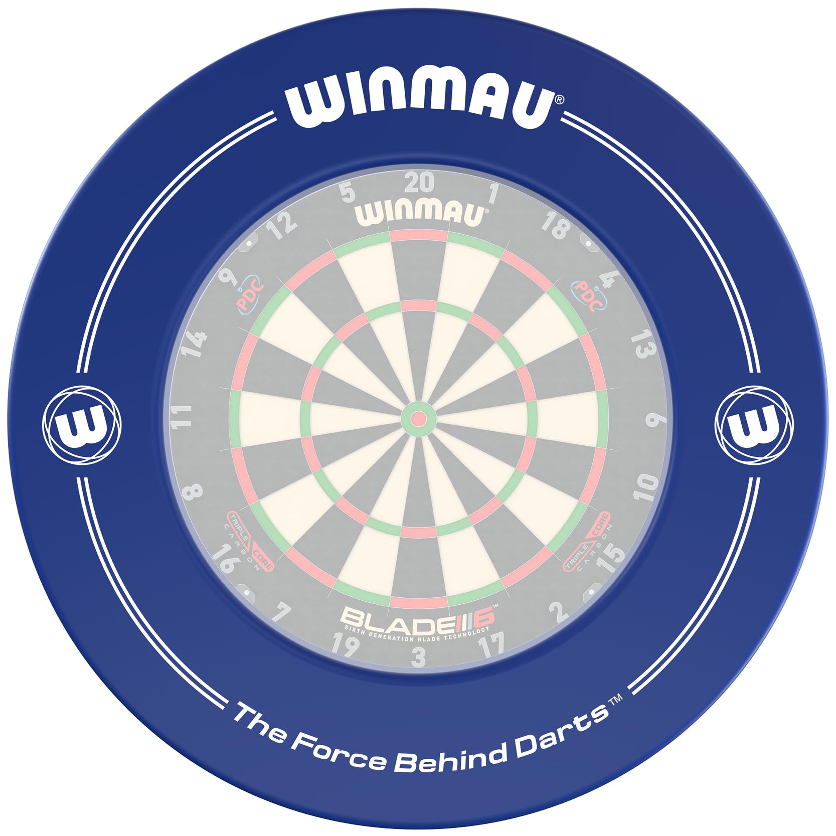 Winmau Printed Blue Dartboard Surround