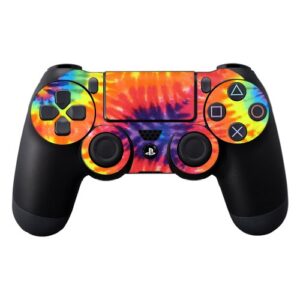 mightyskins skin compatible with sony ps4 controller - tie dye 2 | protective, durable, and unique vinyl decal wrap cover | easy to apply, remove, and change styles | made in the usa