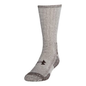 under armour adult hitch coldgear boot socks, 2-pairs , brown , medium