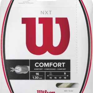 Wilson NXT 16 Tennis String - Set, White