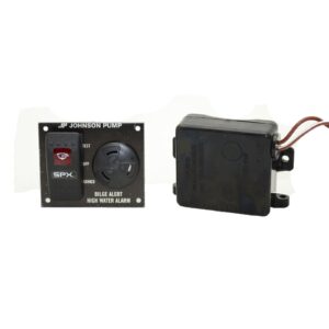 johnson pumps 72303-001 bilge alert high water alarm with ultima switch, 12v,black