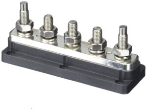 bep marinco power products 650a 5 stud buss bar grey