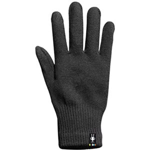 smartwool liner gloves (black) large