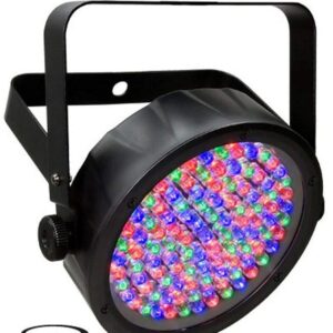 (2) Chauvet DJ SlimPar 56 LED DMX Slim Par Can Stage Pro RGB Lighting Effects