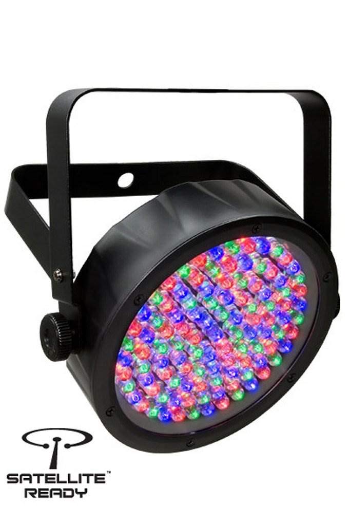 (2) Chauvet DJ SlimPar 56 LED DMX Slim Par Can Stage Pro RGB Lighting Effects