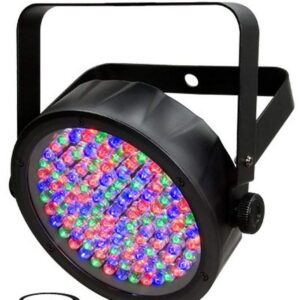 (2) Chauvet DJ SlimPar 56 LED DMX Slim Par Can Stage Pro RGB Lighting Effects