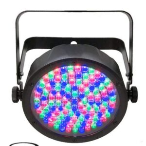 (2) Chauvet DJ SlimPar 56 LED DMX Slim Par Can Stage Pro RGB Lighting Effects