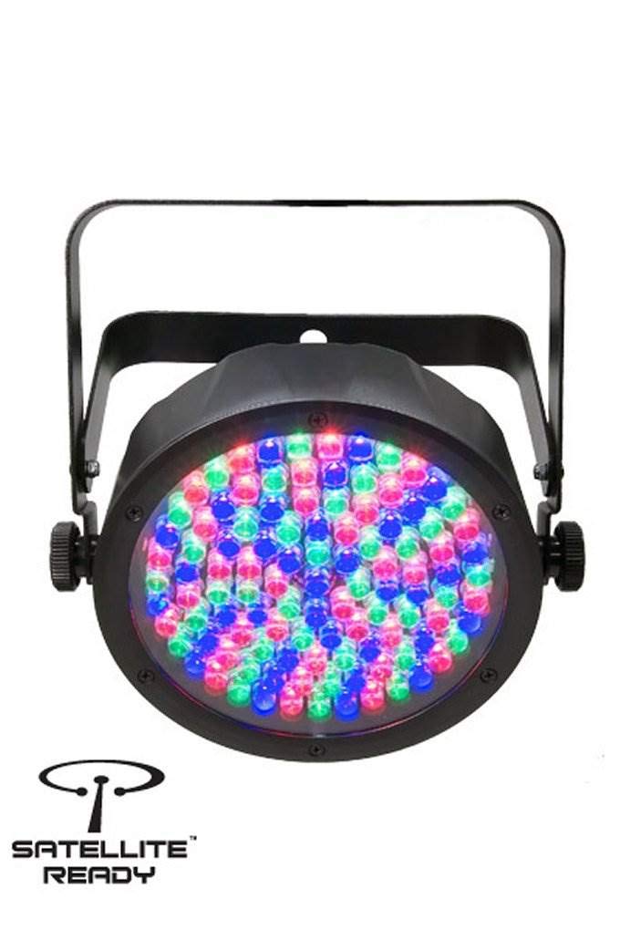 (2) Chauvet DJ SlimPar 56 LED DMX Slim Par Can Stage Pro RGB Lighting Effects