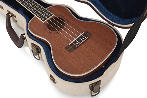 Gator Journeyman Series Deluxe Wood Case for Concert Ukuleles (GW-JM UKE-CON)