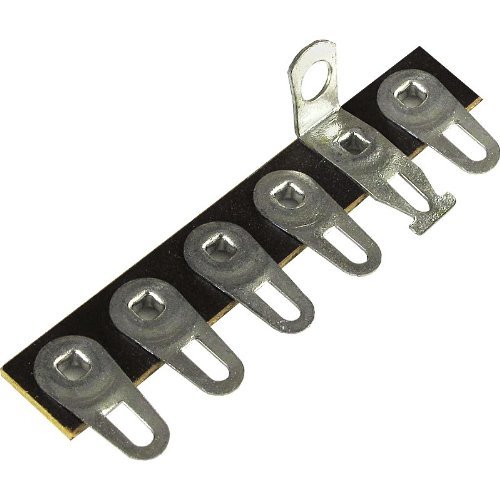 Kadlov Terminal Strip - 6 Lug, 2nd Lug Common, Horizontal, Package of 5