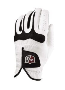 wilson sporting goods staff grip soft glove, men's left hand, large, white (wgja00560l)