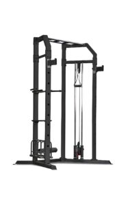 marcy olympic multi-purpose strength training cage with pull up bars/adjustable bar catchers and pulley sm-3551