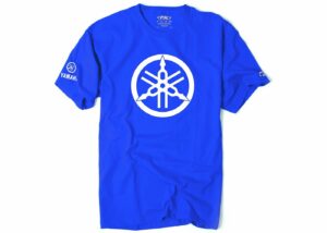 factory effex 17-87274 'yamaha' 2d tuning fork t-shirt (royal, large)