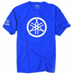 Factory Effex 17-87274 'YAMAHA' 2D Tuning Fork T-Shirt (Royal, Large)