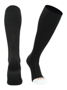 tck prosport performance tube socks (black, medium)