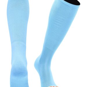 TCK Prosport Performance Tube Socks (Columbia Blue, Medium)