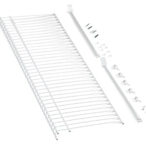 Closetmaid 1031 Storage Shelf Kits, 3' X 12", White (Pack of 4)