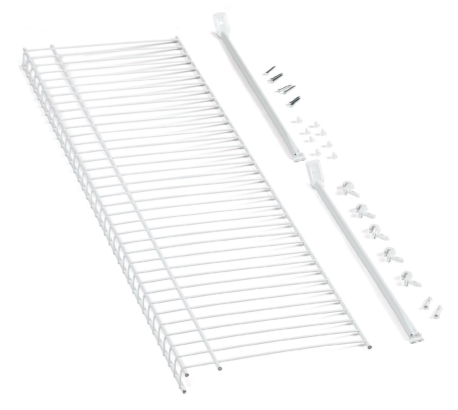 Closetmaid 1031 Storage Shelf Kits, 3' X 12", White (Pack of 4)