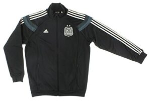 argentina men's soccer track top anthem jacket- 2014 world cup (x-small) black