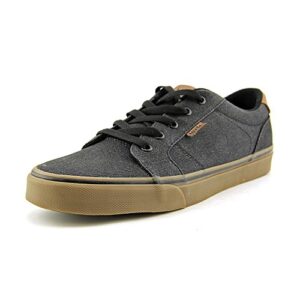 vans bishop men's shoes waxed denim black gum, 13 us men