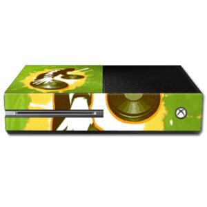 mightyskins skin compatible with microsoft xbox one console wrap sticker skins sonic dj