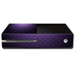 mightyskins skin compatible with microsoft xbox one - antique purple | protective, durable, and unique vinyl decal wrap cover | easy to apply, remove, and change styles | made in the usa