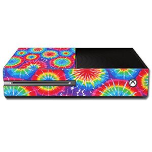 mightyskins skin compatible with microsoft xbox one console wrap sticker skins tie dye 1