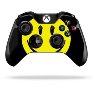 protective vinyl skin decal skin compatible with microsoft xbox one/one s controller wrap sticker skins smiley face