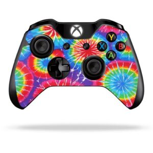 protective vinyl skin decal skin compatible with microsoft xbox one/one s controller wrap sticker skins tie dye 1