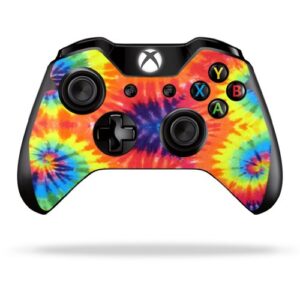 mightyskins skin compatible with microsoft xbox one or one s controller - tie dye 2 | protective, durable, and unique vinyl wrap cover | easy to apply, remove, and change styles | made in the usa