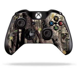 mightyskins skin compatible with microsoft xbox one or one s controller - tree camo | protective, durable, and unique vinyl wrap cover | easy to apply, remove, and change styles | made in the usa